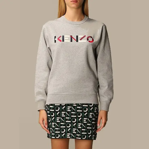 Kenzo Crewneck Sweatshirt With Embroidered Logo