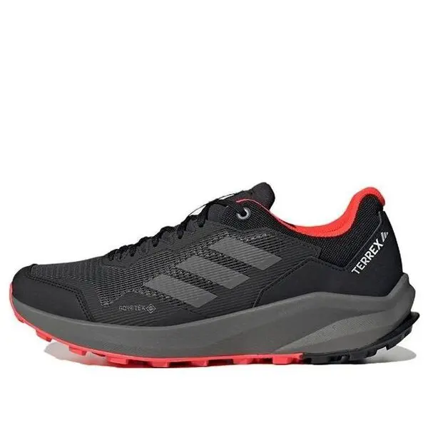 Adidas Rider Gore-tex Trail Running Shoes - Black/grey/red