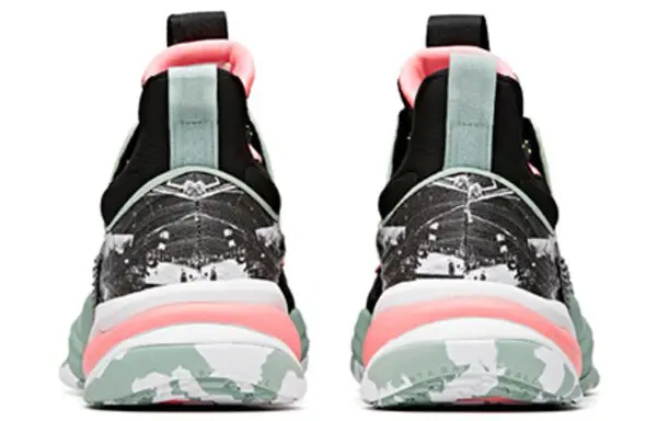 ANTA Shock The Game High-top Sneakers - Black/pink/green