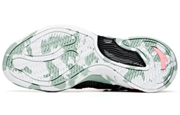 ANTA Shock The Game High-top Sneakers - Black/pink/green