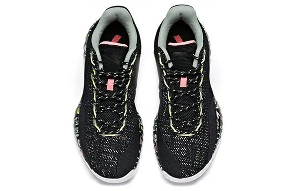 ANTA A-shock Basketball Shoes - Black/white/yelllow