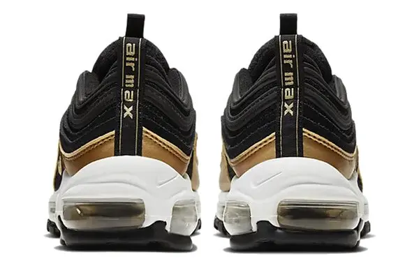 Nike Max 97 Metallic Gold Sneakers - Black