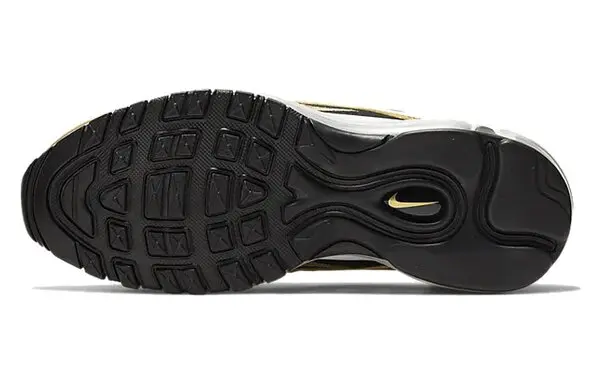Nike Max 97 Metallic Gold Sneakers - Black