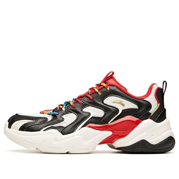 ANTA Grand Slam Athletic Sneakers - Black/white/red