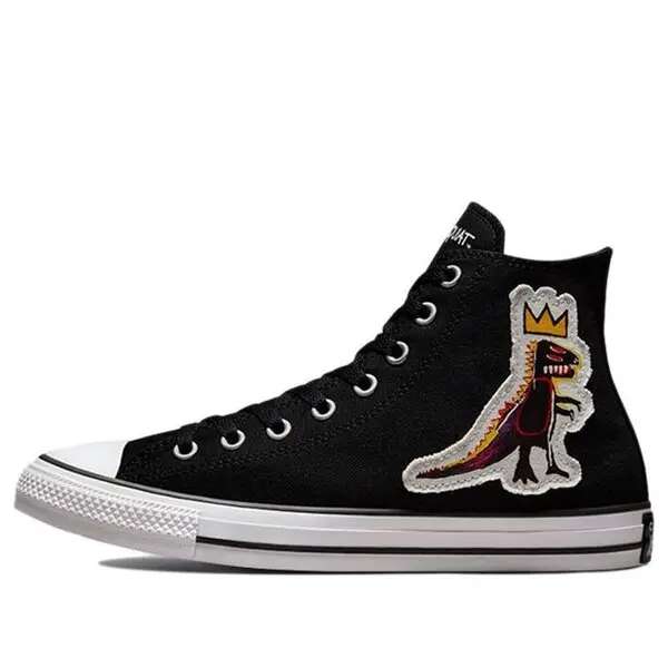 CONVERSE Jean-michel Basquiat X Chuck Taylor All Star High Top "pez Dispenser - Black/yellow/multi-color