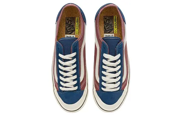 VANS Style 136 Low Top Sneakers - White/red/blue