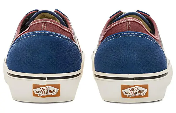 VANS Style 136 Low Top Sneakers - White/red/blue