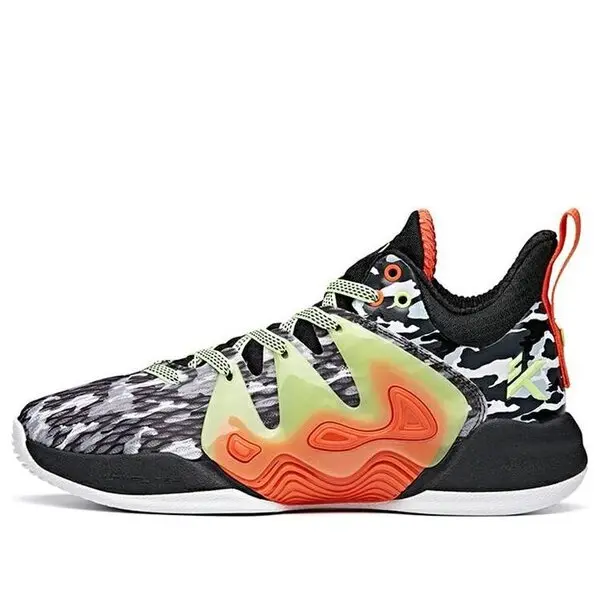 ANTA Klay Thompson Kt 1.0 "the Mountain" Basketball Sneakers - Black/white/orange