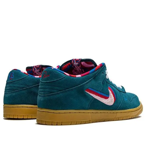 Nike X Parra Sb Dunk Low "friends And Family - Green