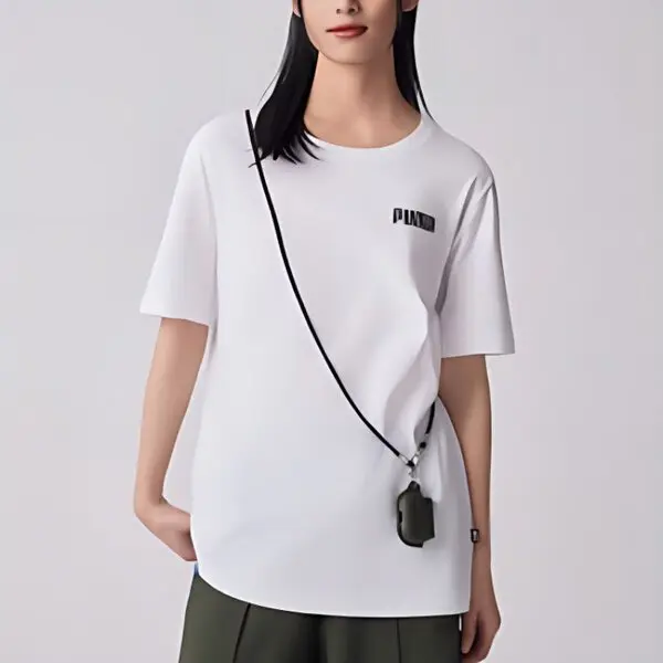 PUMA Essentials Small Logo T-shirt - White
