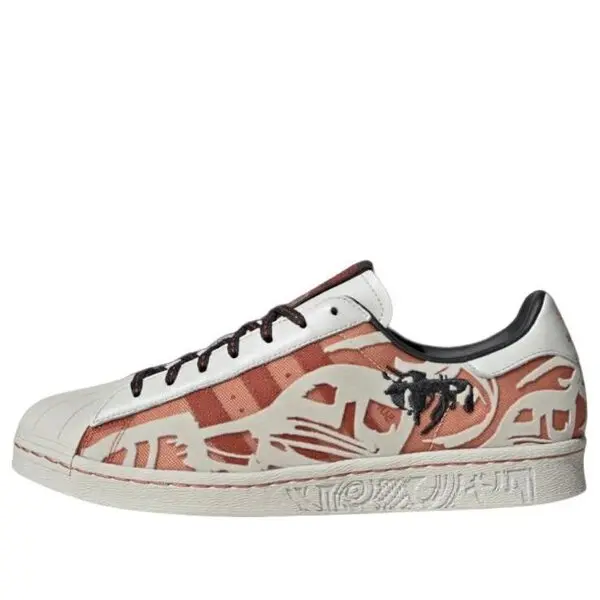 Adidas Originals Superstar 80s X Han Meilin Sneakers - White/red
