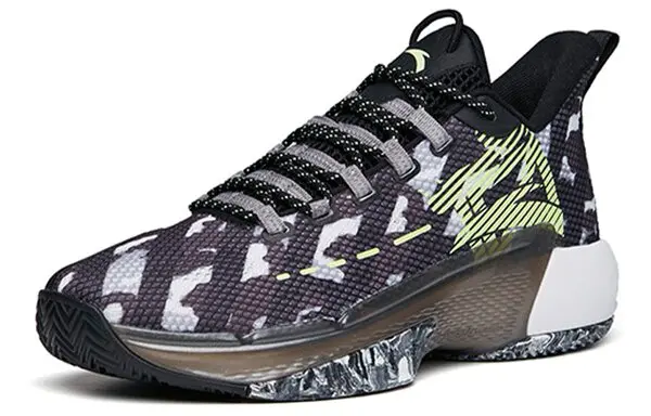 ANTA Shock The Game 3 High Top Sneakers - Black/white/grey