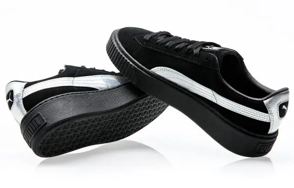PUMA Suede Platform Sneakers - Black