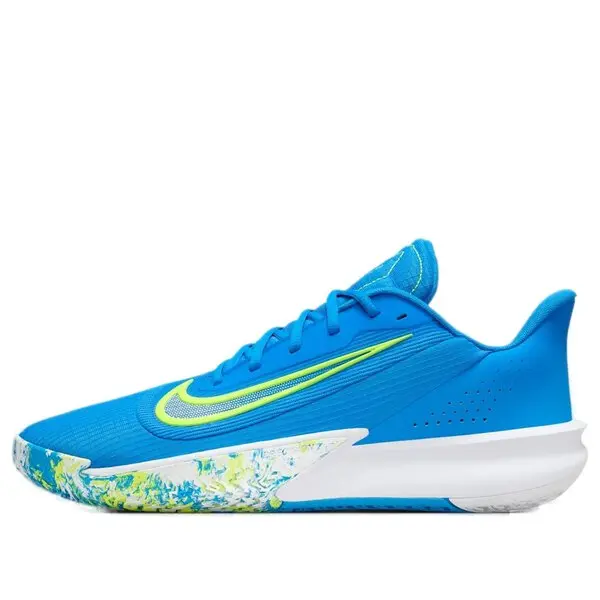 Nike Precision Athletic Sneakers - Photo Blue/volt/white