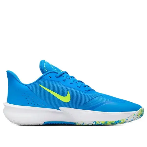 Nike Precision Athletic Sneakers - Photo Blue/volt/white