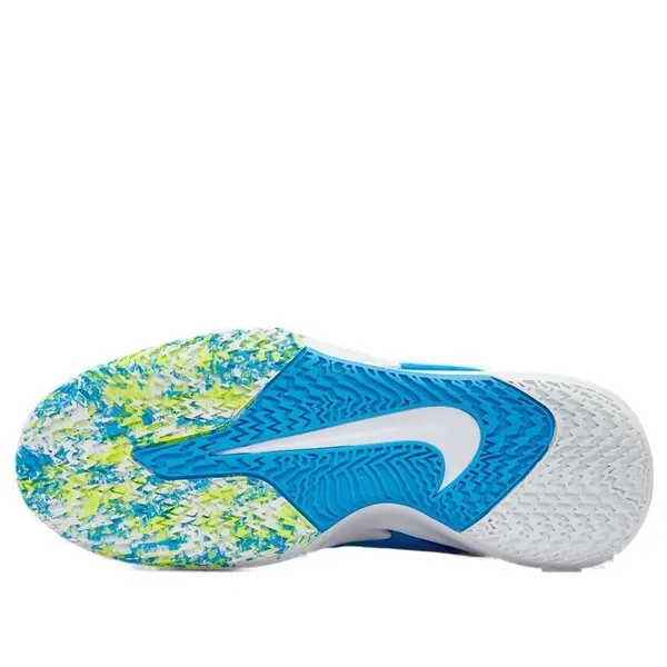 Nike Precision Athletic Sneakers - Photo Blue/volt/white