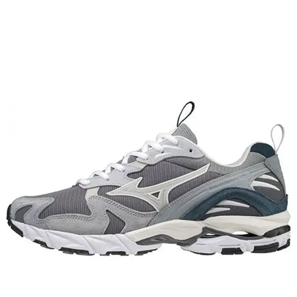 Mizuno Wave Rider 10 Premium "iron Gate" D1ga222607 Low Top Sneakers - Blue/grey