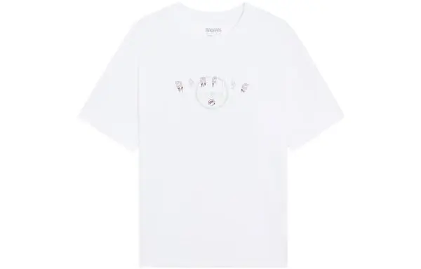 LI-NING Badfive Graphic Loose Fit T-shirt 'white