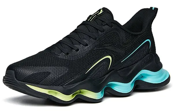 ANTA Running Series Lace-up Sneakers - Black