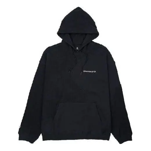 CONVERSE Dynamic Blocking Pullover Hoodie Asia Sizing - Black