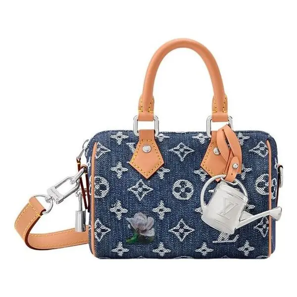 LOUIS VUITTON Speedy Bandoulière Bag - Blue