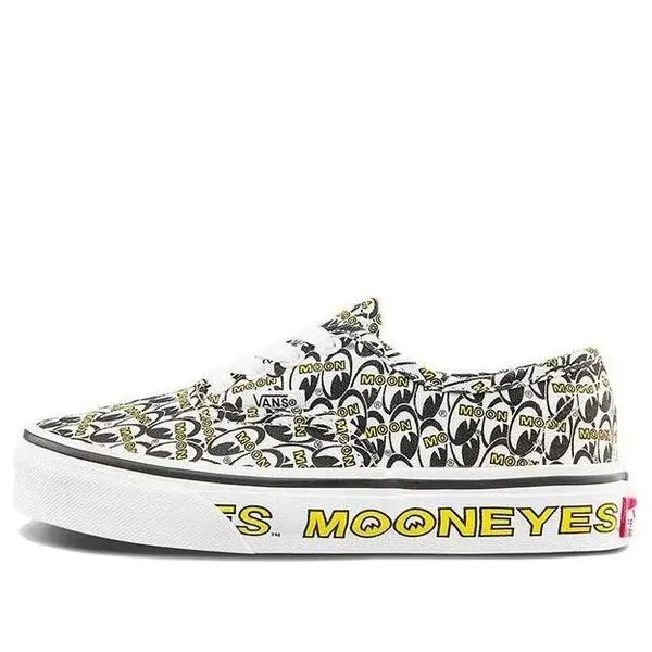 VANS X Mooneyes Authentic Low Top Sneakers - Black/white/yellow