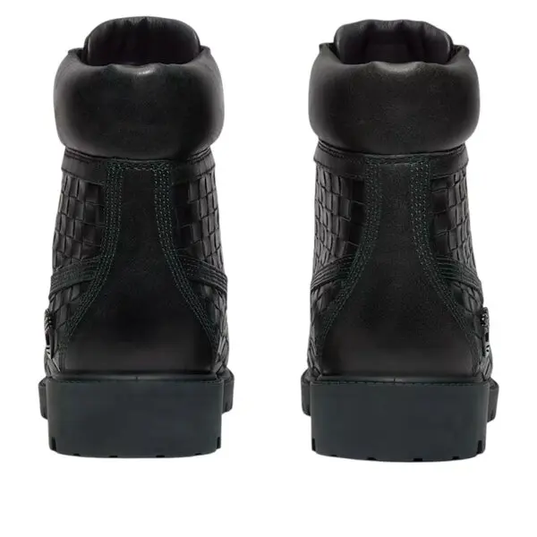 Timberland Premium 6 Inch Woven Leather Lace-up Boots - Dark Green