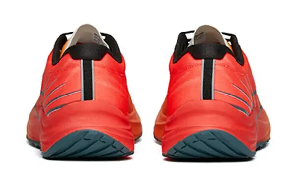ANTA Asphalt Road Fighter High Top Sneakers - Orange/red/black