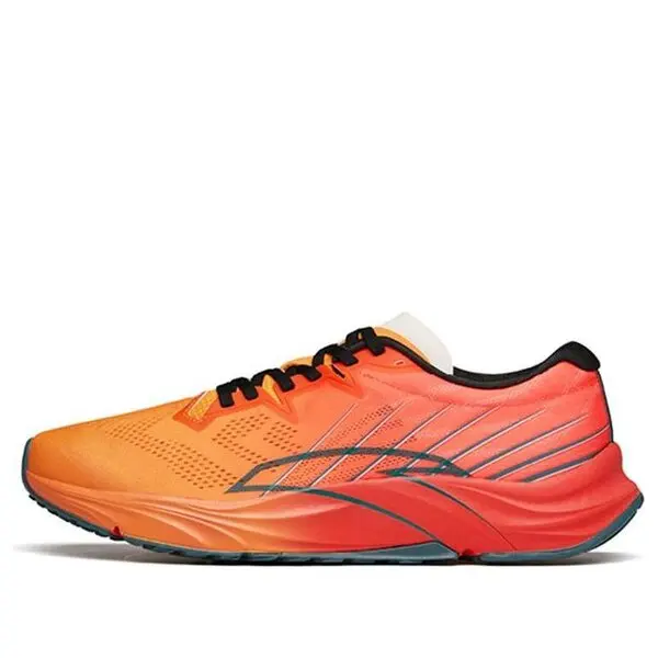 ANTA Asphalt Road Fighter High Top Sneakers - Orange/red/black