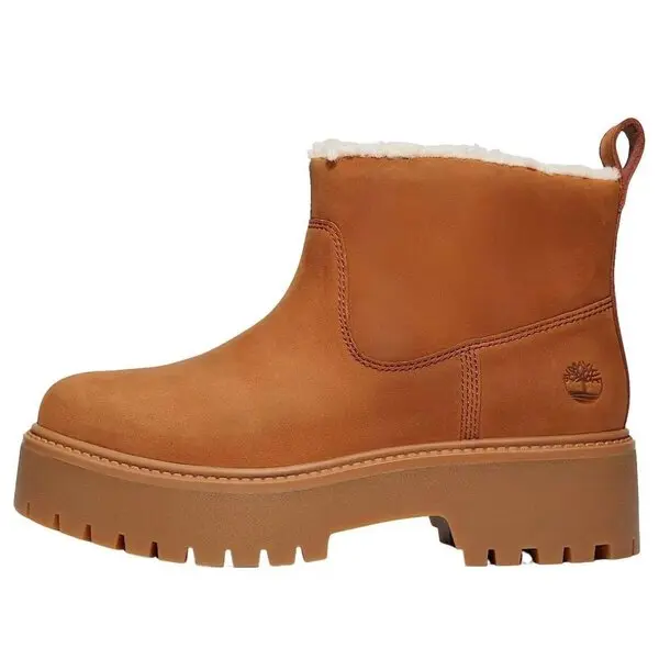 Timberland Stone Street Warm-lined Platform Boots - Brown