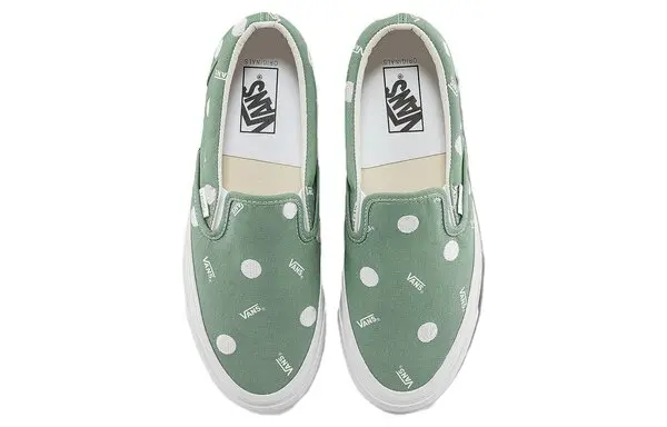VANS Og Classic Slip-on Lx Polka Dot Sneakers - Green