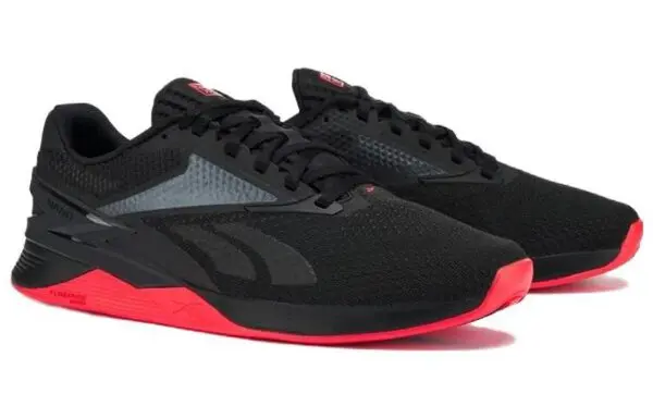 REEBOK Nano X3 Athletic Sneakers - Black/neon Cherry