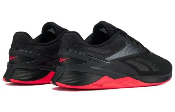 REEBOK Nano X3 Athletic Sneakers - Black/neon Cherry