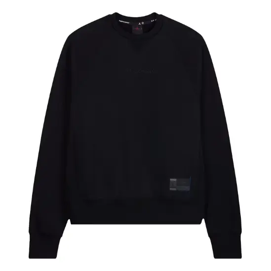 JORDAN X Fragment Crewneck Sweatshirt 'black Reflective Silver - Black/reflective Silver