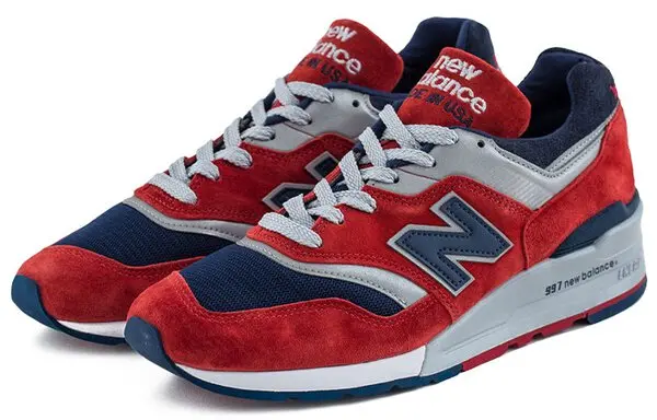 NEW BALANCE 997 Connoisseur Ski Sneakers - Red