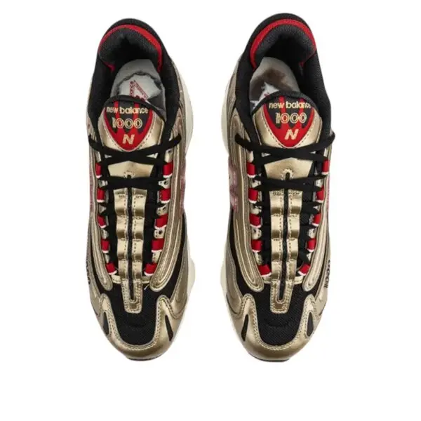 NEW BALANCE X Shoe Palace 1000 Sneakers - Gold/black