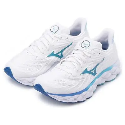 Mizuno Wave Sky 8 Athletic Sneakers - White/blue