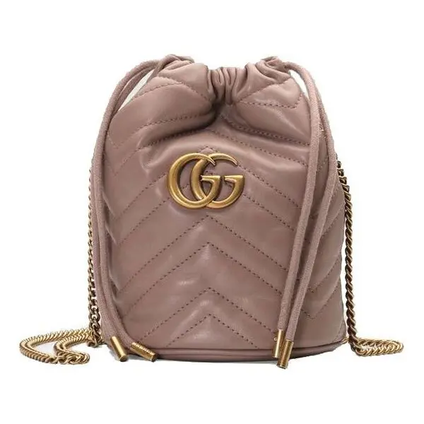 Gucci Gg Marmont Mini Shoulder Bag - Graypink