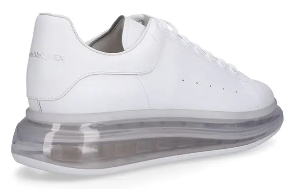 Alexander McQueen Oversized Sneaker With Clear Sole - White/clear