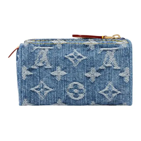 LOUIS VUITTON Monogram Denim Trouseau Speedy Pouch