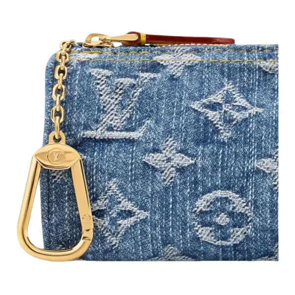 LOUIS VUITTON Monogram Denim Trouseau Speedy Pouch - Blue