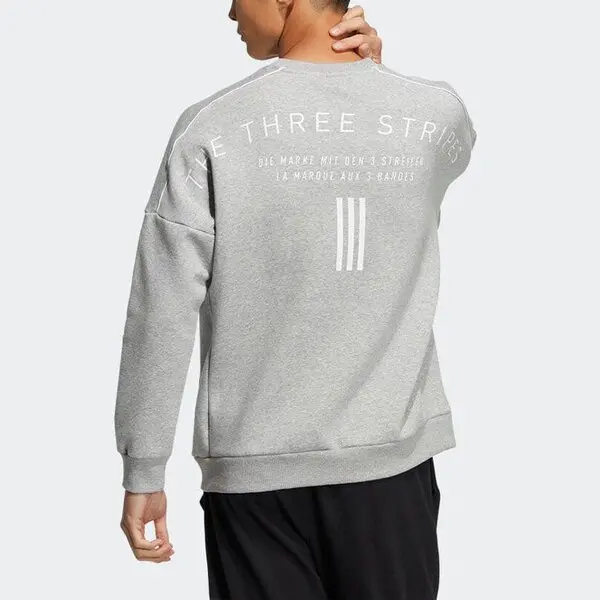 Adidas The Three Stripes" Crewneck Sweatshirt