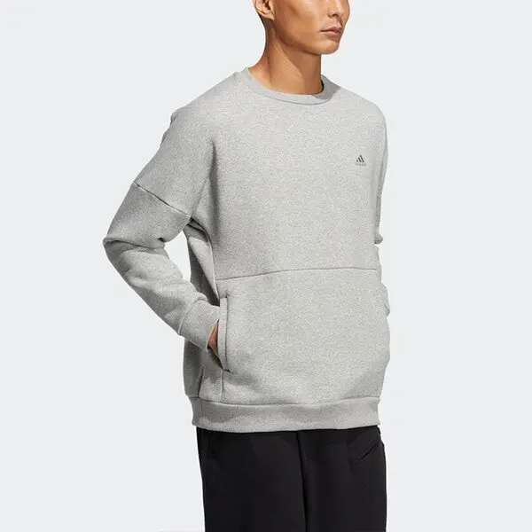 Adidas The Three Stripes" Crewneck Sweatshirt - Default Color