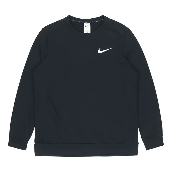 Nike Long Sleeve Casual Sports Knit Pullover - Black