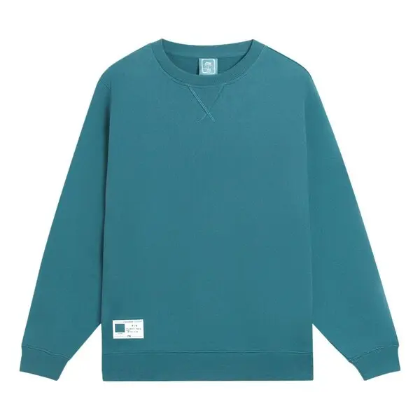 LI-NING Label Logo Sweatshirt - Teal