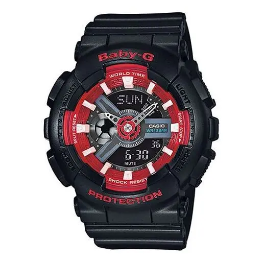 Casio Baby-g Shock Resistant Watch - Black/red