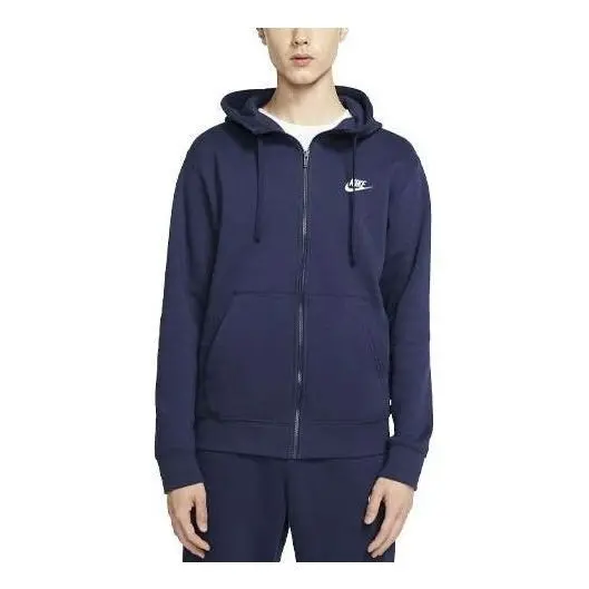 Nike Club Full-zip Fleece Jacket - Blue