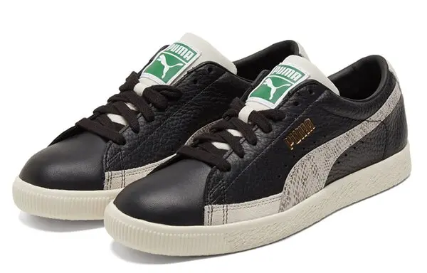 PUMA Basket Vintage 'snake Black' Sneakers - Black/white