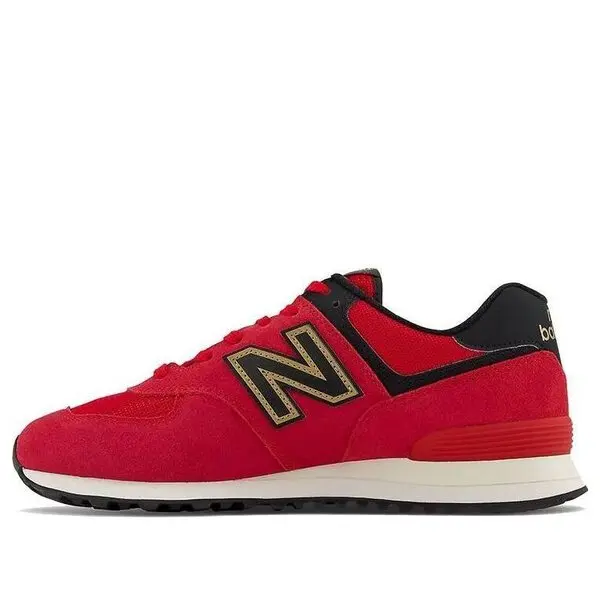 NEW BALANCE 574 Athletic Sneakers - Red