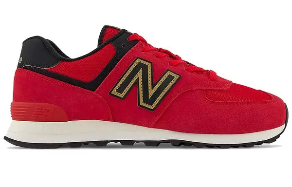 NEW BALANCE 574 Athletic Sneakers - Red